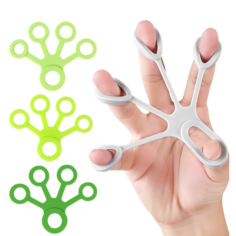 1Piece-Finger-Separator-Silicone-Hand-Expander-Grip-Training-Stretcher ...