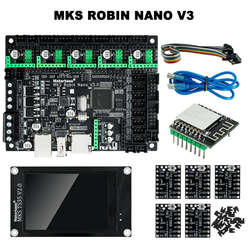 Mks robin nano v3 eagle 32 bit painel de controle mks tmc2209 2225 ...