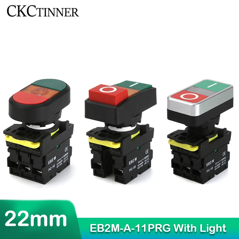 Momentary-Pushbutton-Switches-EB2M-A-11DPRG-With-light-3-6V-12-24V-36V ...