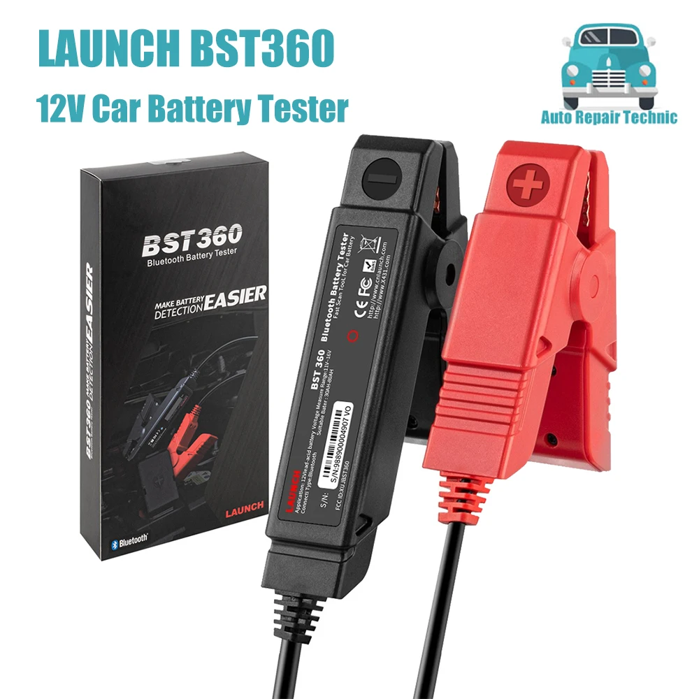 LAUNCH-X431-BST-360-Bluetooth-Battery-Test-Clip-Analyzer-6V-12V-Car ...