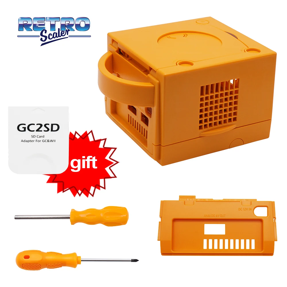 RetroScaler-Transparent-Box-Replacement-Case-Video-Game-Console-Shell ...