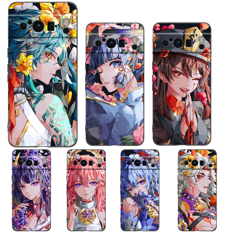 Genshin-Impact-Xiao-For-Google-Pixel-8-7-6-Pro-6A-5G-Black-Phone-Case ...