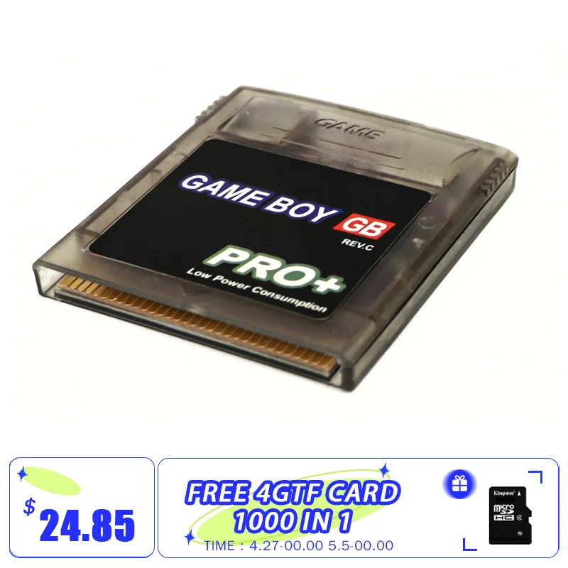 Cartucho multijuego 1000 en 1 para Gameboy Color Game Boy Ever Cartdrive para GB GBC con tarjeta ...