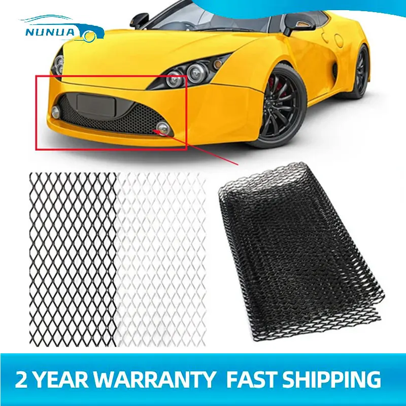 100x33cm-Universal-Car-Spoiler-Bumper-Hood-Vent-Racing-Grill-Nets ...