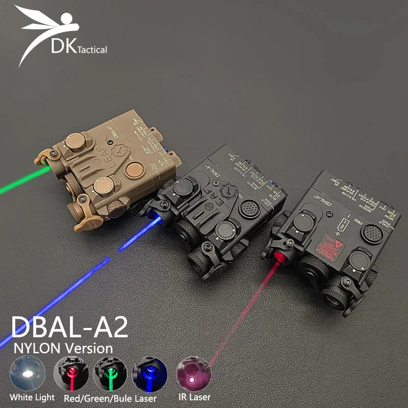 Airsoft-Tacital-PEQ-DBAL-A2-Red-Green-Aim-Laser-IR-LED-White-Light-with ...