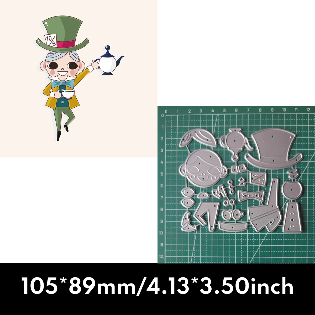 Mad Hatter Stencil