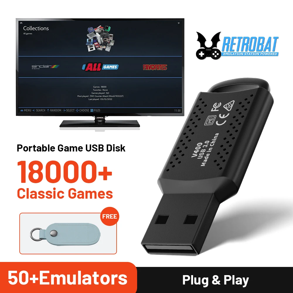 Kinbrick-disco-U-Retrobat-128G-USB-3-0-con-18000-juegos-Retro-50 ...