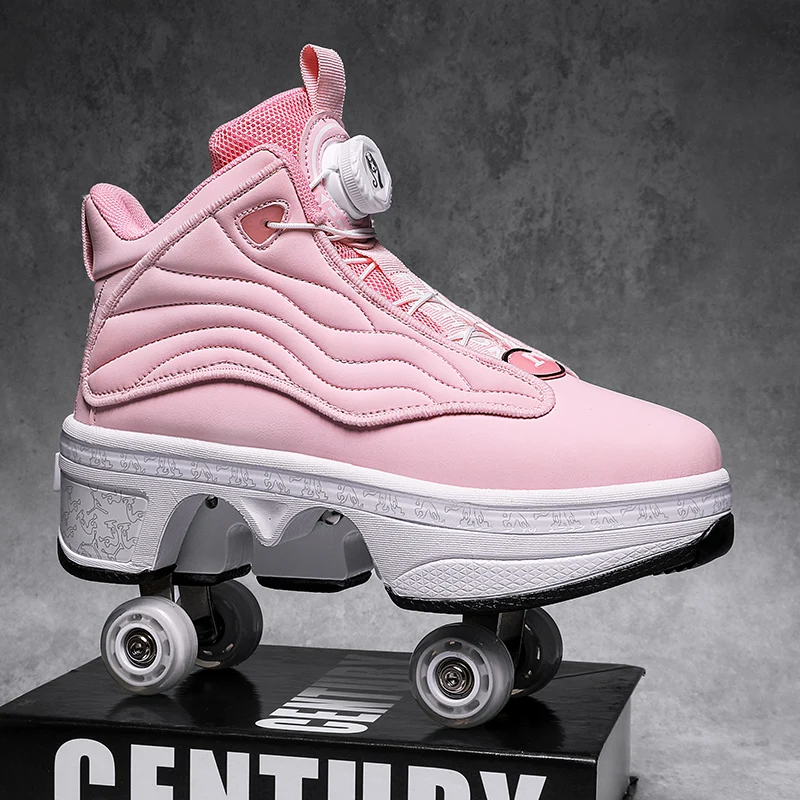 Roller-Skate-Shoes-Dual-Purpose-Deformation-Shoes-2-in-1-Roller-Shoes ...