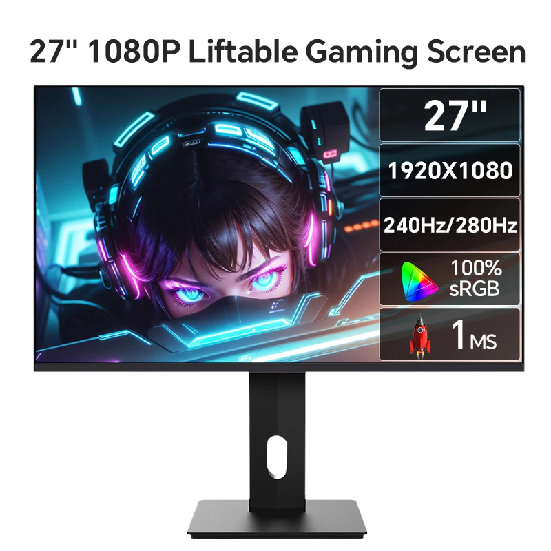 Anmite-Monitor-de-Juegos-de-ordenador-pantalla-IPS-FHD-de-27-pulgadas ...