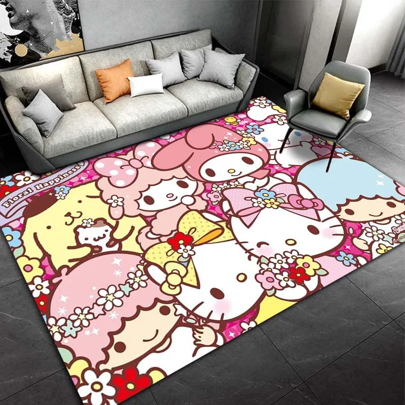 Cartoon-Sanlro-My-melody-Carpet-Rug-for-Sofa-Bedroom-Carpet-Living-Room ...
