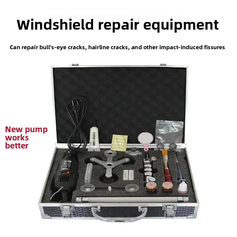 Windshield Crack Repair Tool For Car Bullseye Chip Glass Scratch Resin ...