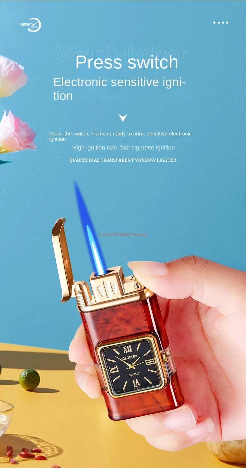 JUSESSMOKESHOP™ - JUSES’SMOKESHOP Quartz Watch Compact Lighter,