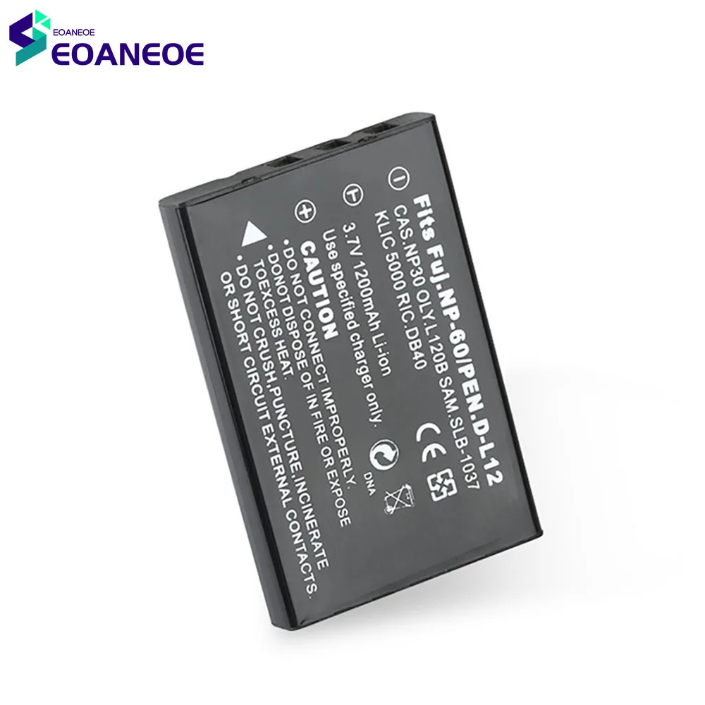 New-3-7V-1200mAh-Lithium-Rechargeable-Battery-Pack-Camera-Digital-Li ...