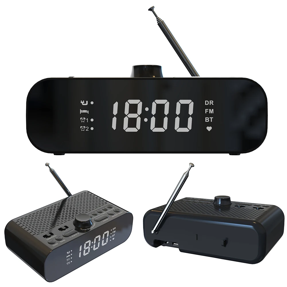 Portable-DAB-FM-Radio-LED-Display-Digital-Radio-Rechargeable-Battery ...