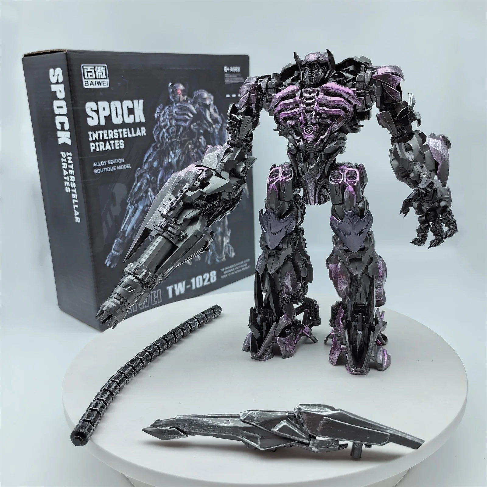 BAIWEI-Shockwave-Action-Figure-Brinquedos-Transforma-o-Vers-o ...