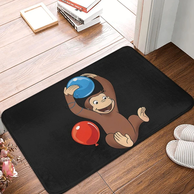 Monkey Curious George Doormat Rug Carpet Mat Footpad Bath Mat Non-Slip ...