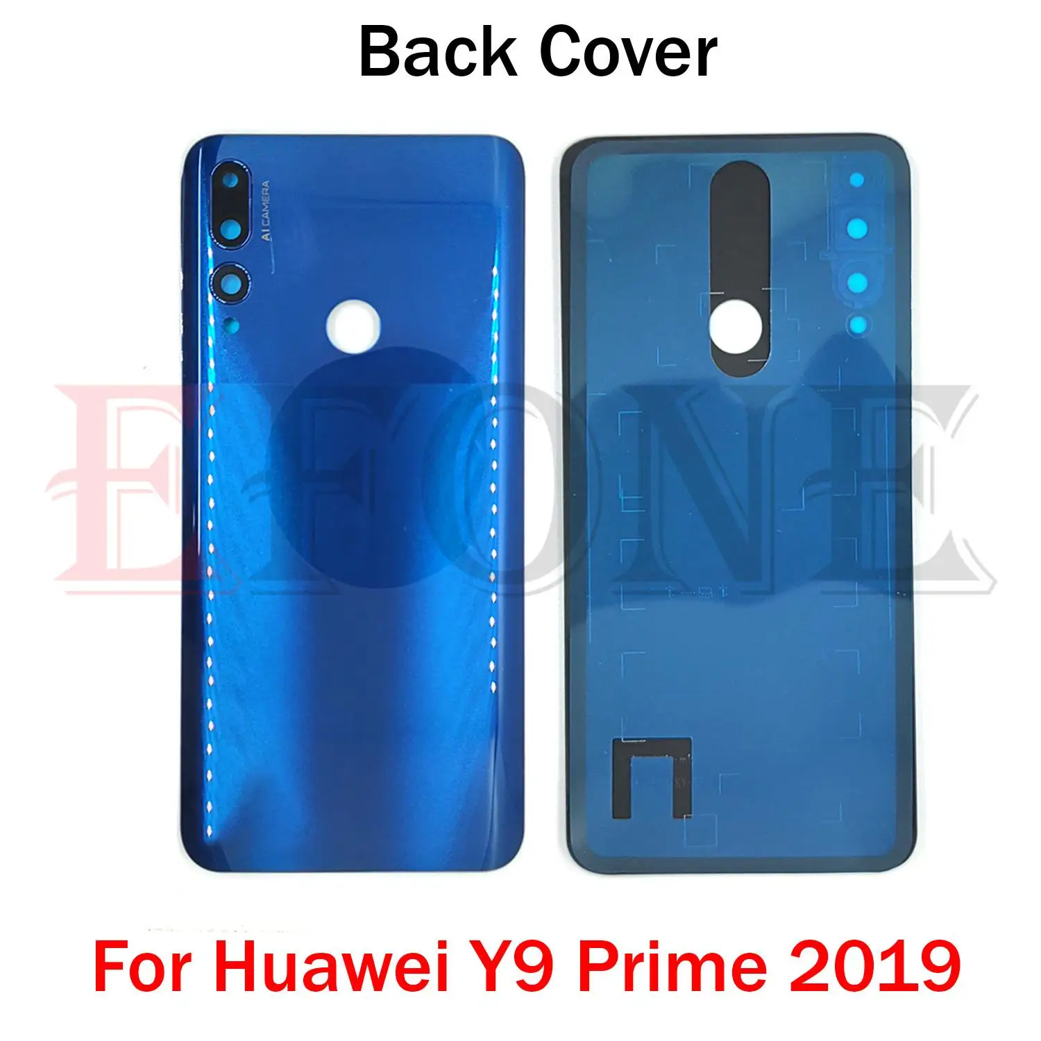 For Huawei Y9 Prime 2019 Back Battery Cover Rear Panel Door Housing ...