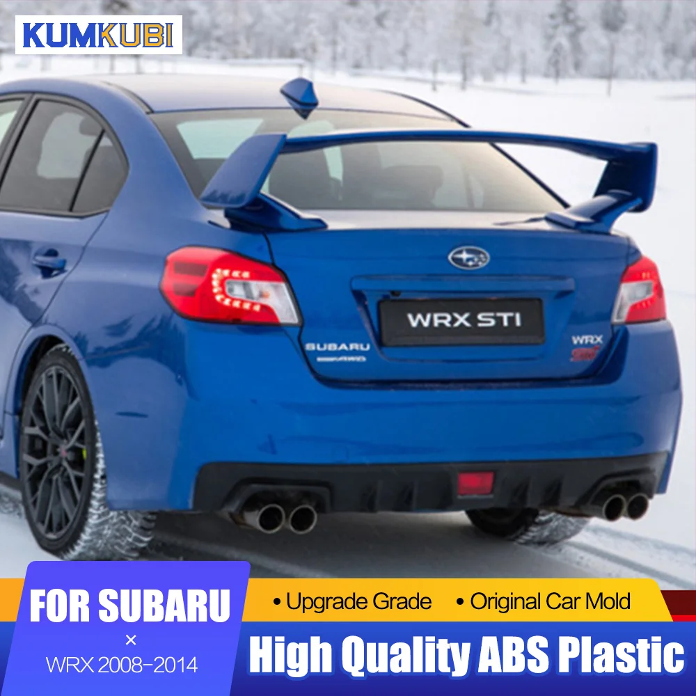 For-Subaru-Impreza-WRX-Spoiler-2008-2014-STI-Style-ABS-Rear-Trunk-Boot ...