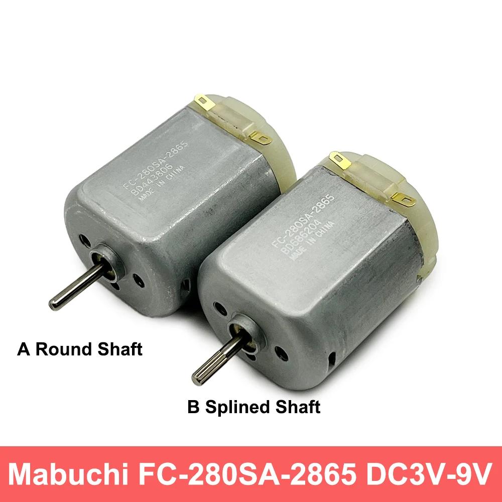MABUCHI FC-280SA-2865 Carbon Brush Micro Mini 18mm*24mm Electric Motor DC 3V 6V 7.4V High Speed ...