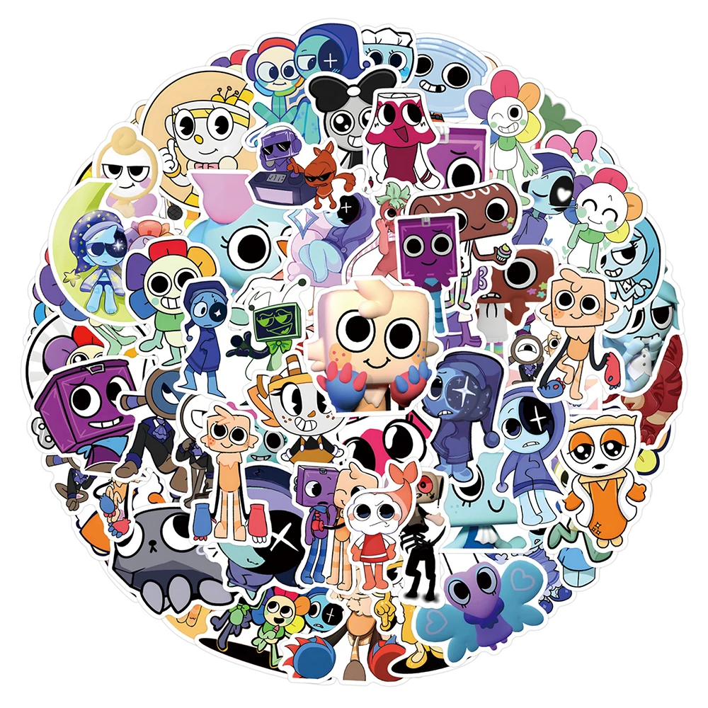 10/30/50/100pcs Anime Dandys World Cartoon Stickers Dandy's World ...