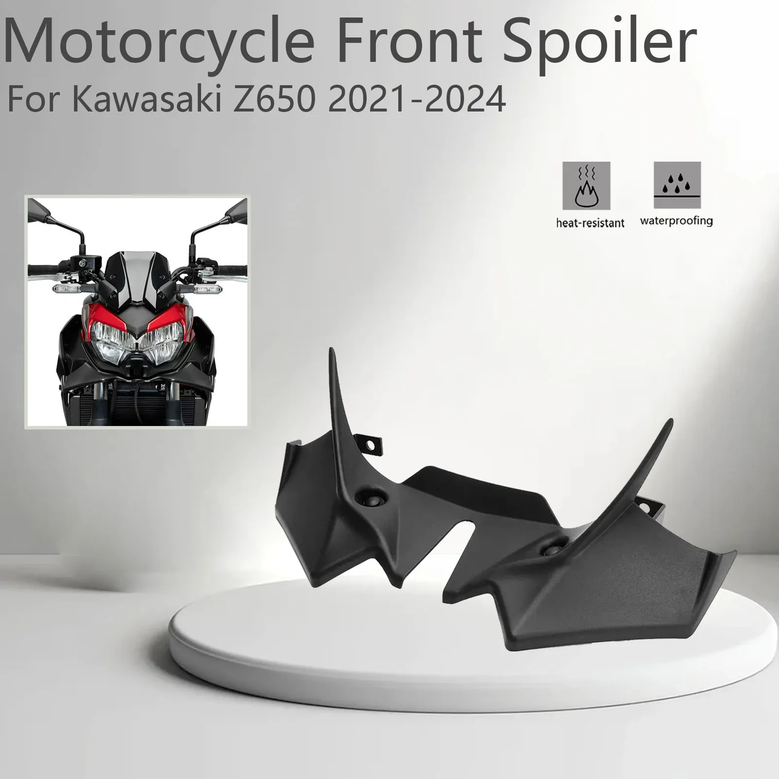New-Motorcycle-Front-Spoiler-Fairing-Winglet-Aerodynamic-Wing-Cover-For ...