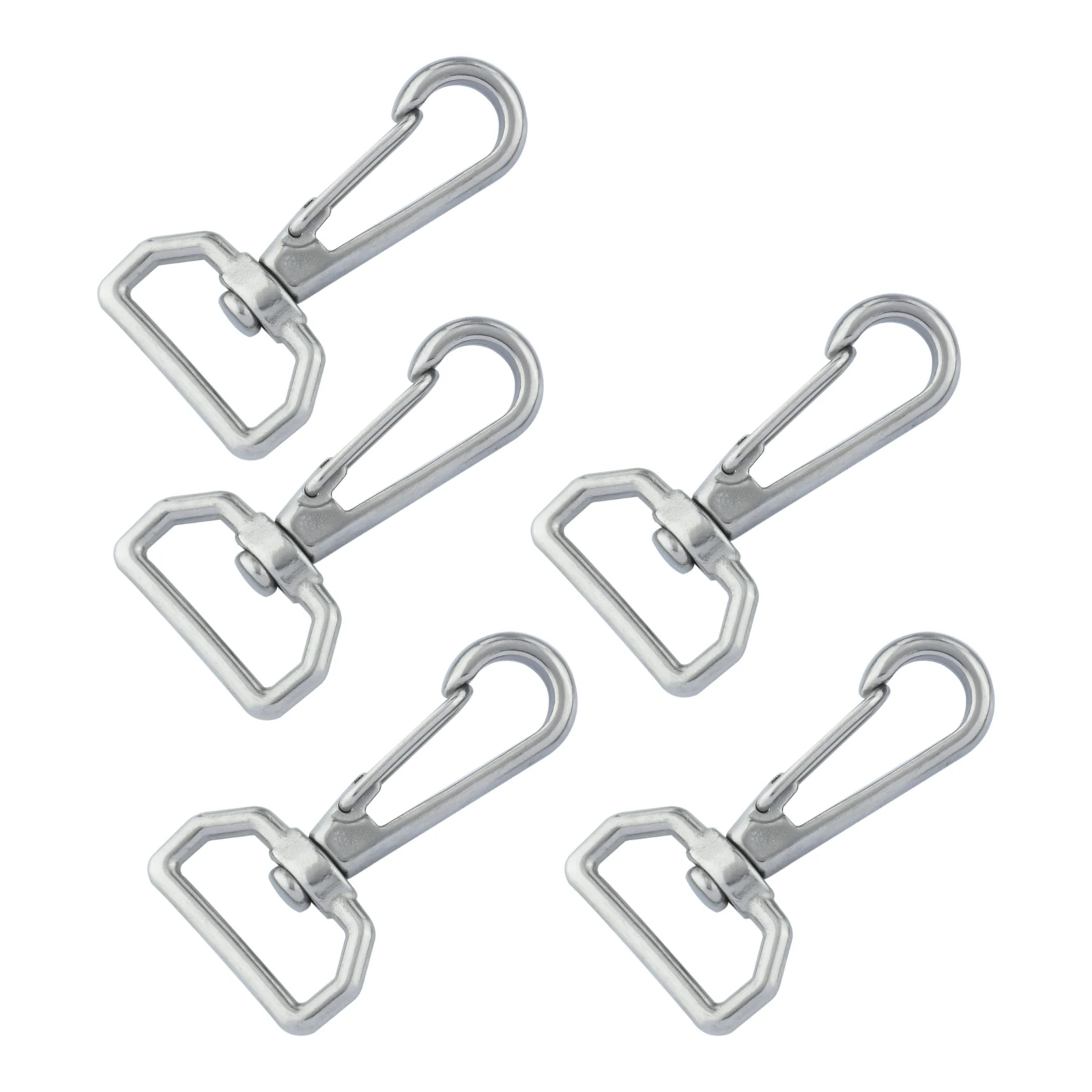 5Pcs-Multi-use-Boat-Swivel-Eye-Snap-Hook-65mm-304-Stainless-Steel-Quick ...