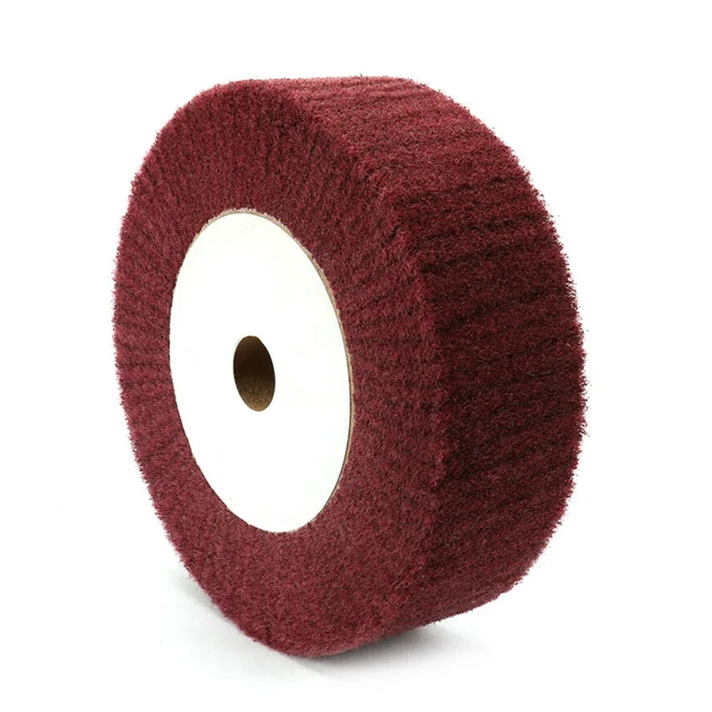 150-200mm-Nylon-Fiber-Flap-Polishing-Wheel-Disc-320-Grit-Non-Woven ...