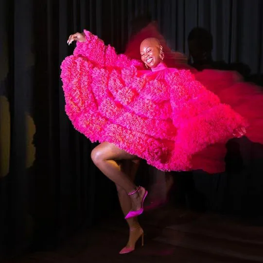 Hot-Pink-Fluffy-Tiered-Tulle-Short-Women-Maxi-Dresses-To-Party-Fuchsia ...