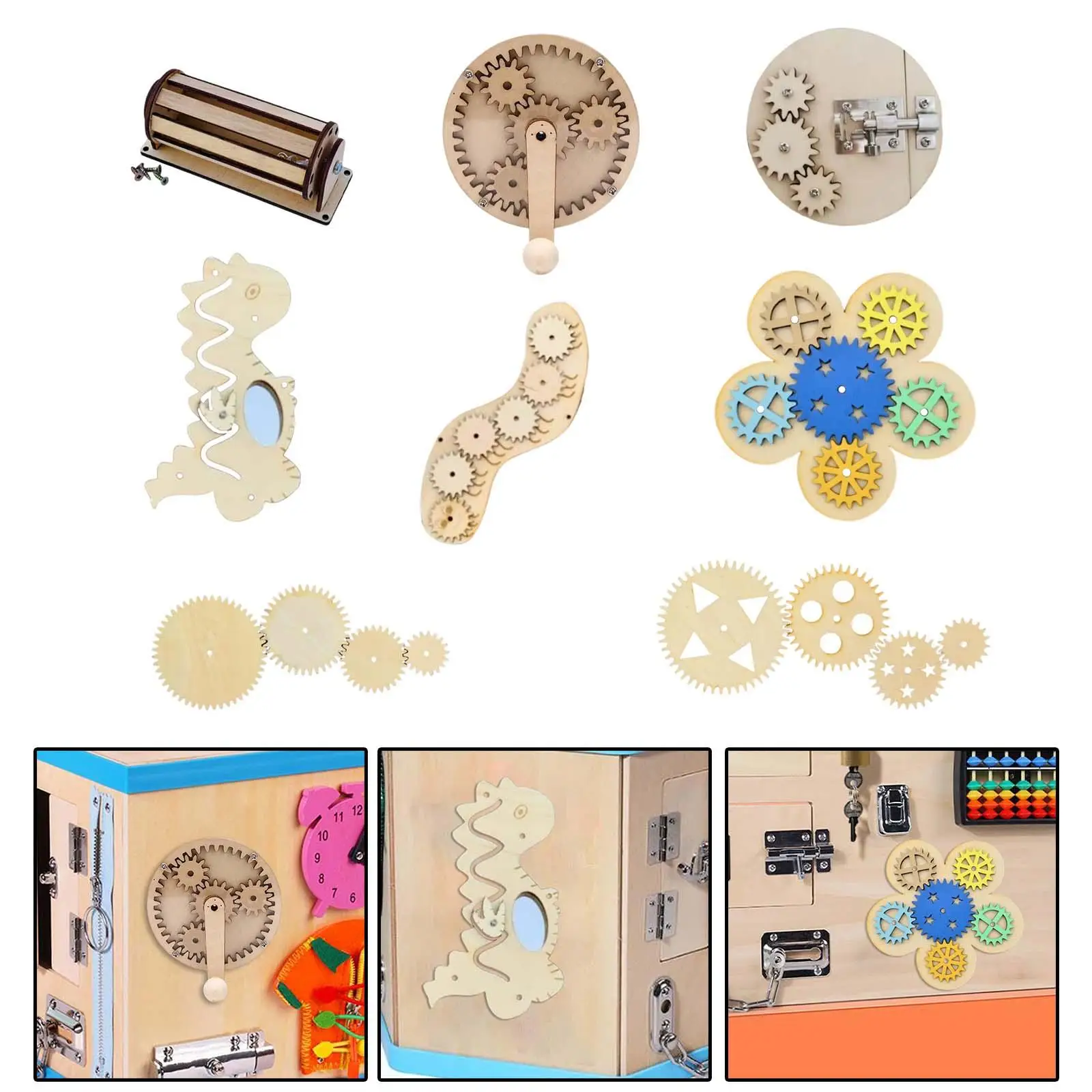Tablero-ocupado-Montessori-habilidades-motoras-finas-juguete-de-viaje ...
