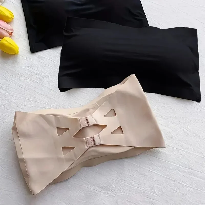 2pcs-Girl-s-Bra-Seamless-Underwear-No-Steel-Ring-Tube-Top-Breathable ...