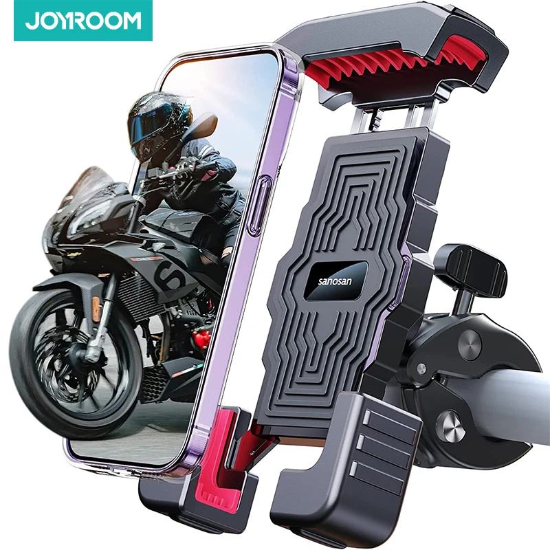 Joyroom Motorcycle Bike Phone Holder Mount,15s One-Push Quickly Install ...