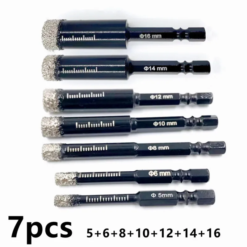 5-16mm-Hexagonal-Shank-Brazed-Dry-Ceramic-Tile-Drill-Bit-Marble-Granite ...