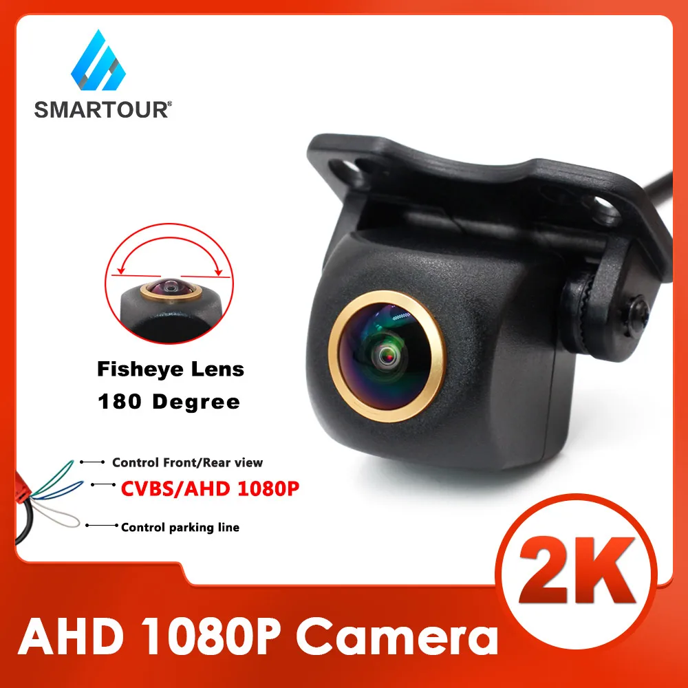 Smartour Ahd 2k 1920x1080p Vehicle Rear View Camera 180 Degree Golden ...