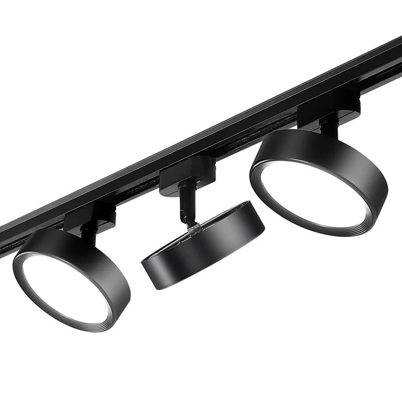 Full-Set-Led-Track-Light-Spot-Light-Fixture-12-20-30-40W-Track-Lighting ...