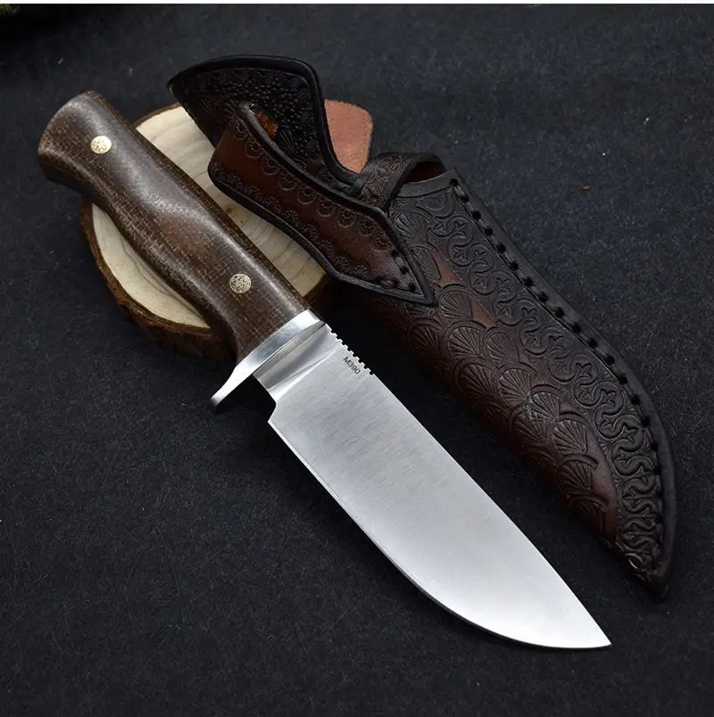Outdoor-Hunting-Knife-Sharp-M390-Powder-Steel-Fixed-Blade-Knife-High ...