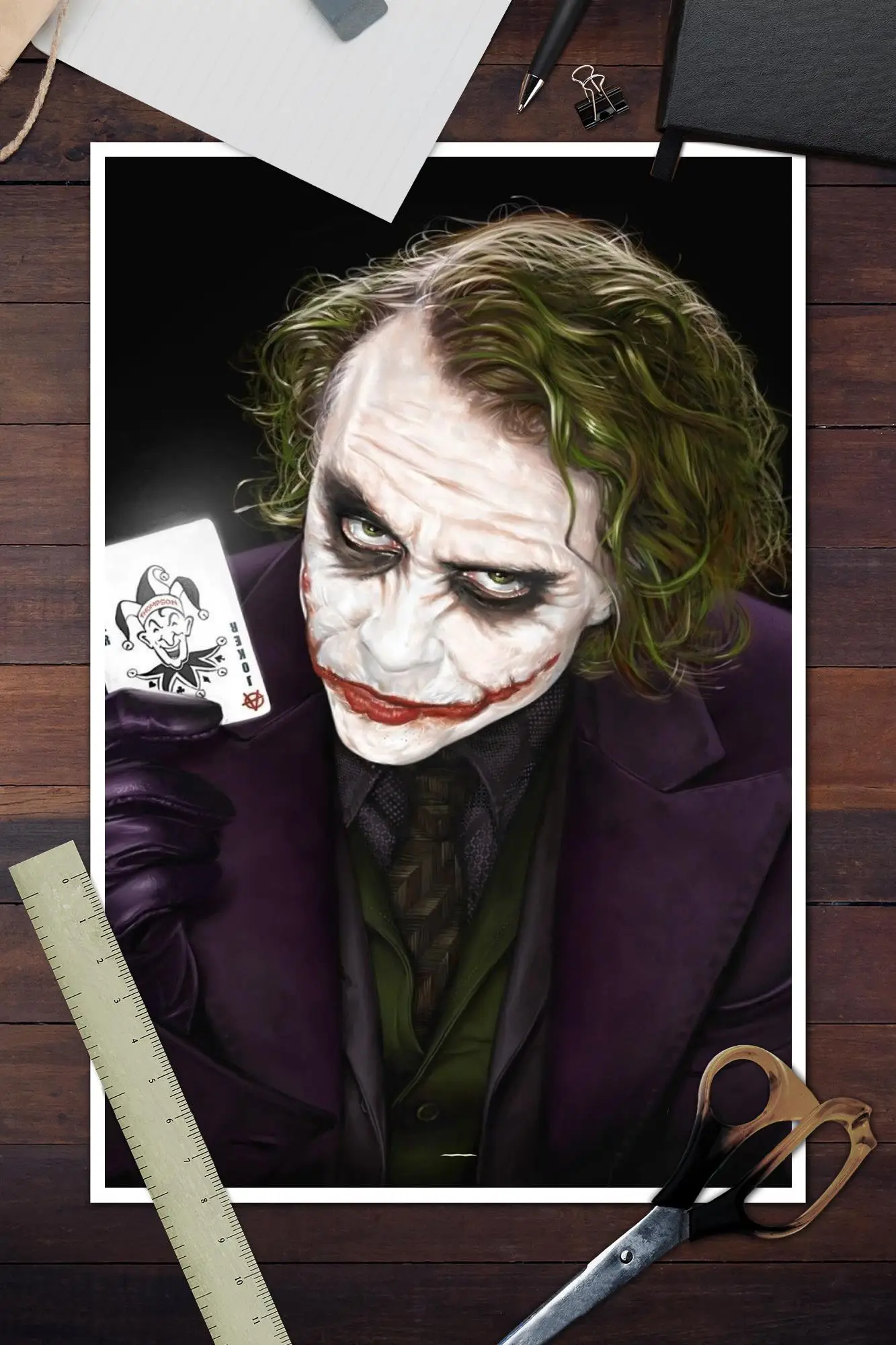 Joker Heath Ledger Poster