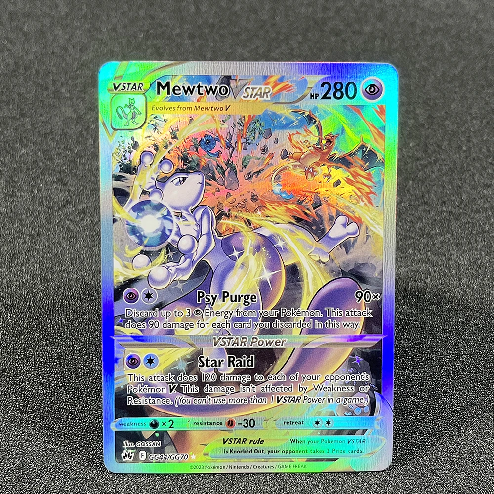 Pokémon Cards Sword & Shield Crown Zenith Deoxys Mewtwo Entei Origin ...