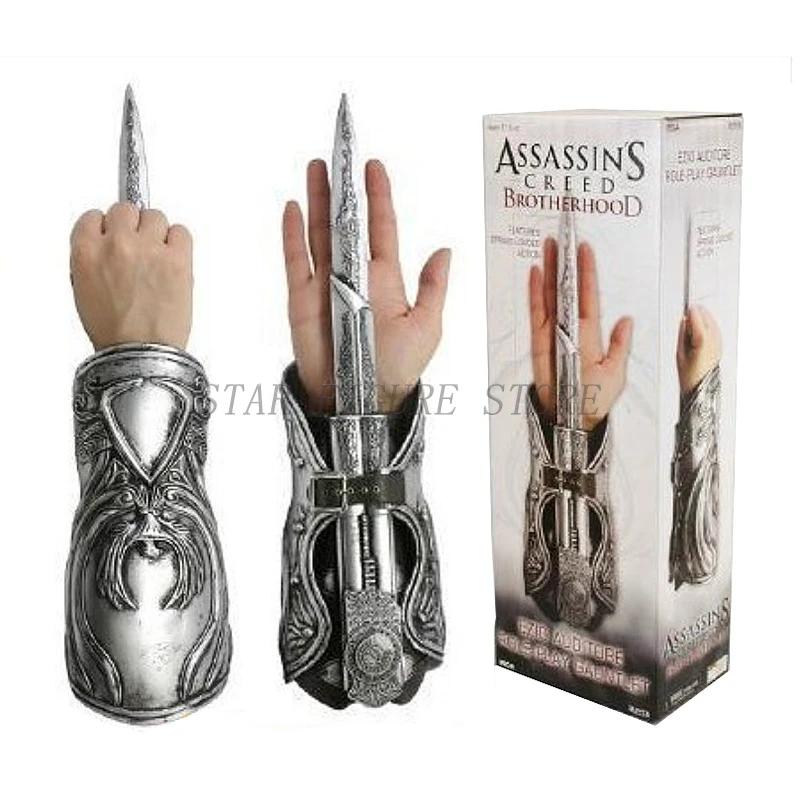 Brotherhood-Ezio-Auditore-Role-Play-Gauntlet-Sword-in-The-Sleeve-Props ...