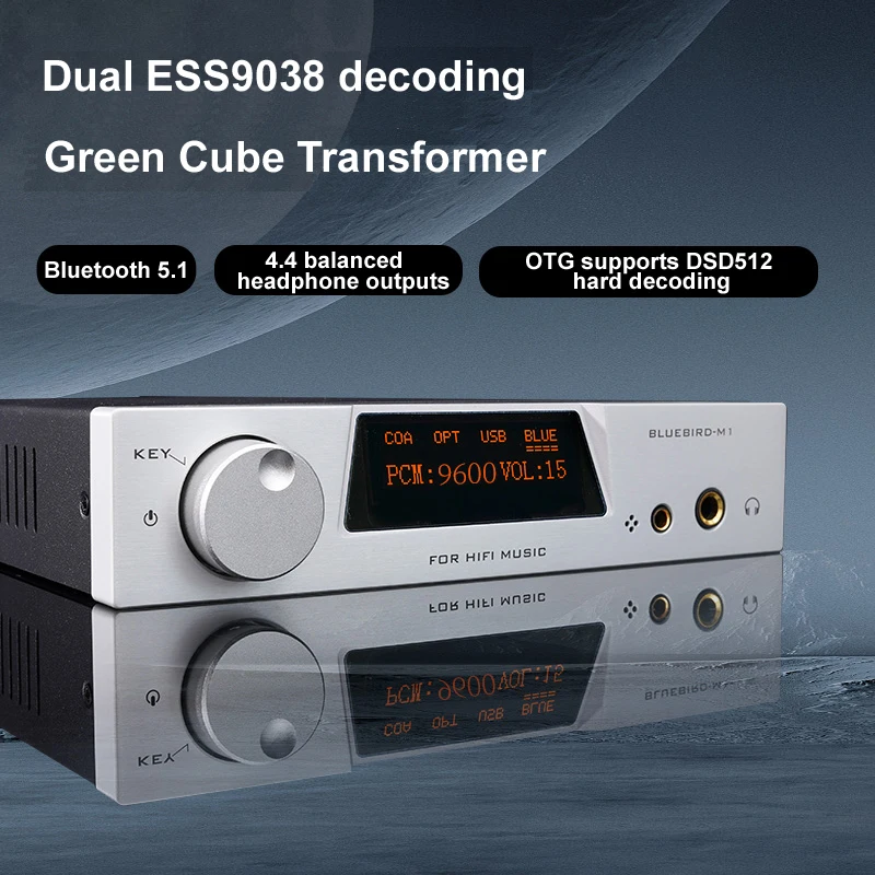 DLHiFi 듀얼 ES9038 디코더 블루투스 5.1 LDAC HIFI DSD512 XMOS USB, OP 앰프 DAC, 선형 ...