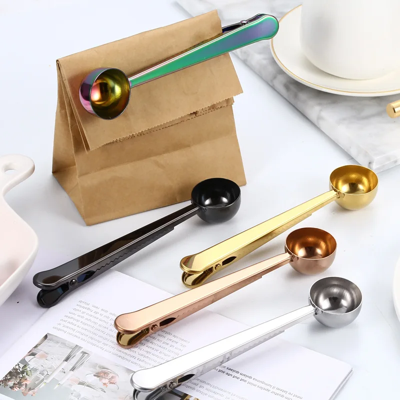 A-o-inoxid-vel-Colheres-De-Caf-Clipe-De-Veda-o-Baking-Colher-Acess-rios ...