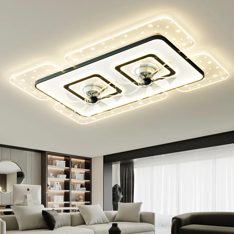 Modern-decoracion-hogar-moderno-lamps-for-living-room-Ceiling-fan-light ...