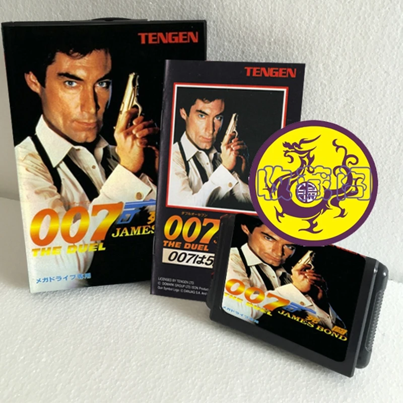 007 James Bond The Duel With Box And Manual 16bit MD Game Card For Sega ...