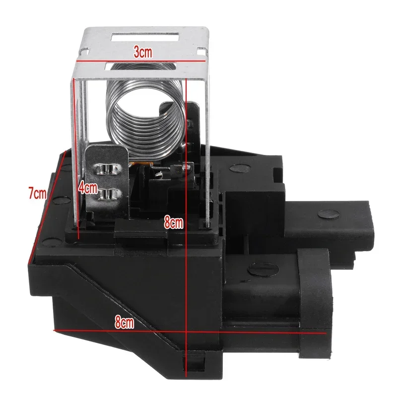 Car Radiator Fan Motor Relay Blower Resistor 9662872380 1267J6 for ...