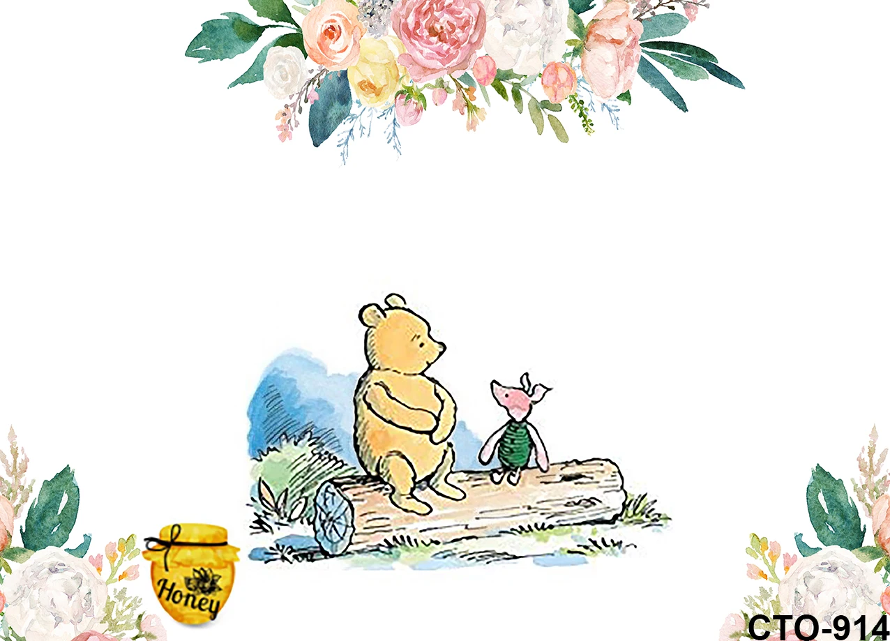 Classic Winnie The Pooh Flowers