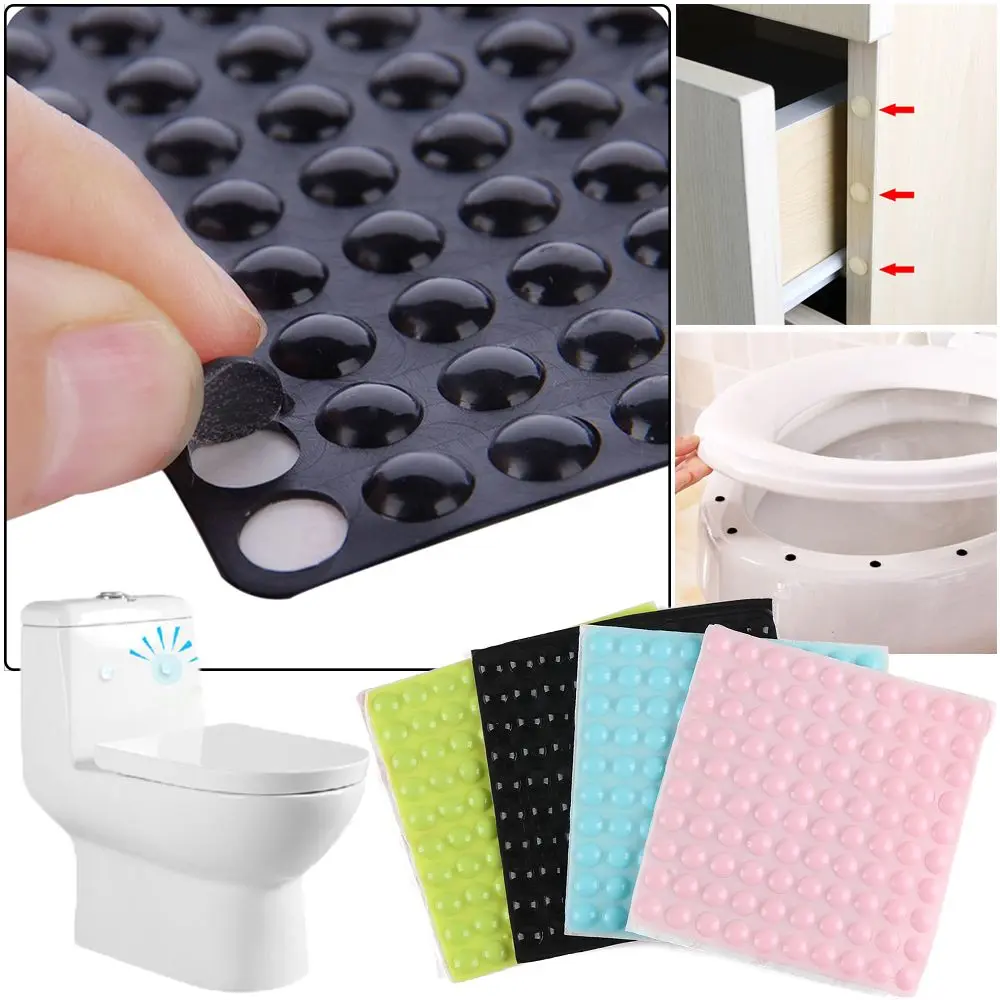 100PCS-Sheet-Soft-Toilets-Bumpers-Furniture-Accessories-Self-Adhesive ...