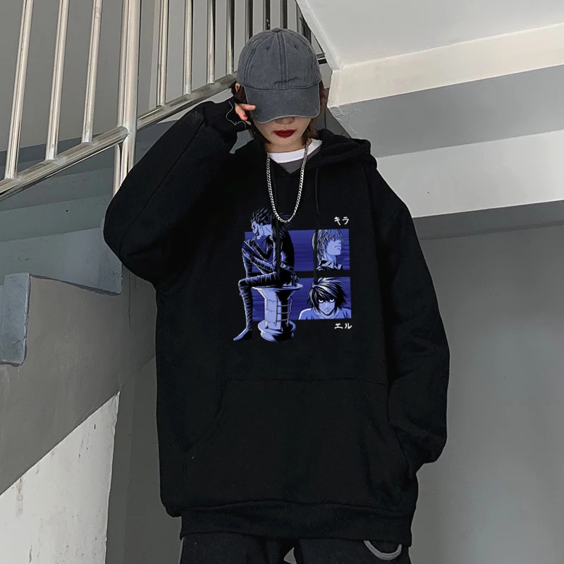 Novelty Death Note Shinigami Ryuk Hoodie Women Harajuku Japanese Manga ...