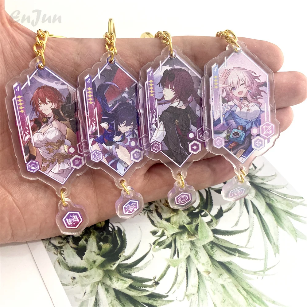 Llavero-Honkai-Star-Rail-figura-de-Anime-Cosplay-Seele-de-dibujos ...