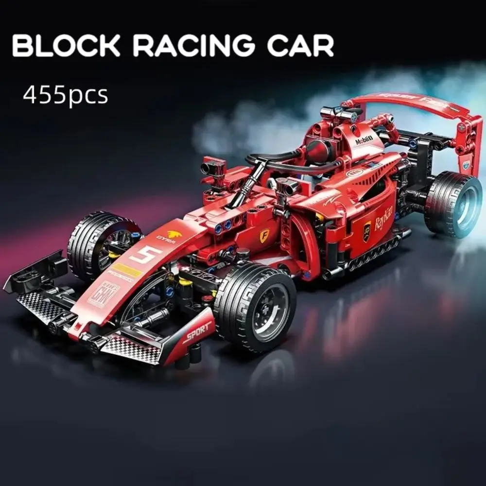 ToylinX 1/18 455PCS Red RC Race Cars Sets MOC Remote Building Blocks ...