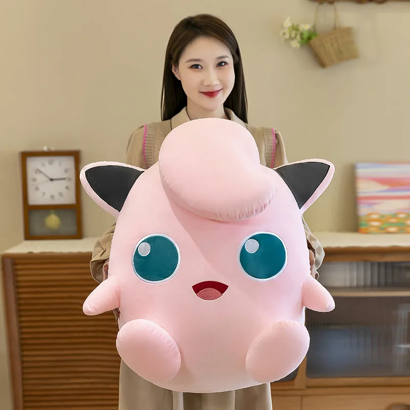30/40/50cm Pokemon Kawaii Jigglypuff Pink Plush Dolls Cute Fatty Pocket ...