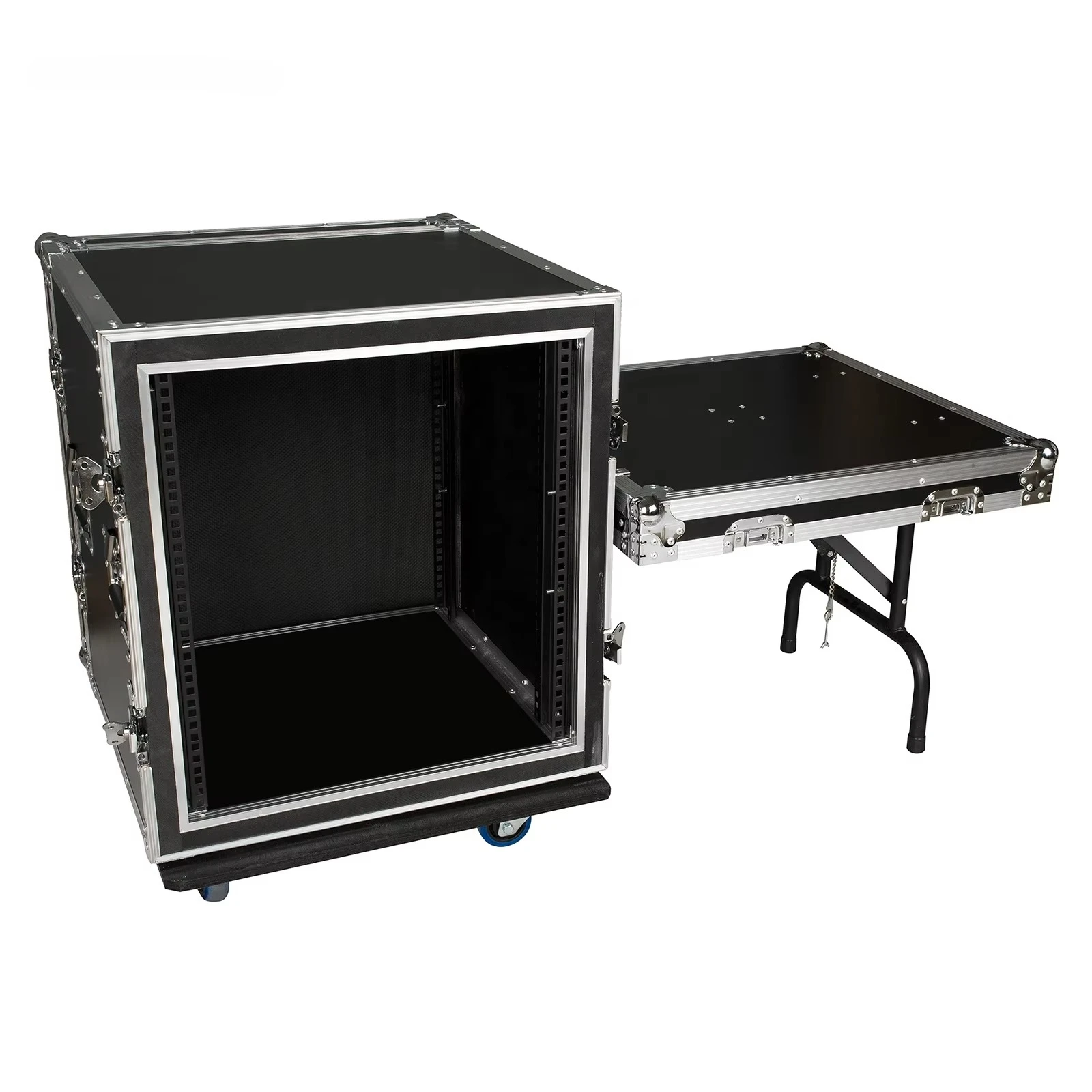 Double Door Shockproof 6U/8U/10U/12U/14U/16U/18U Professional Aluminum ...